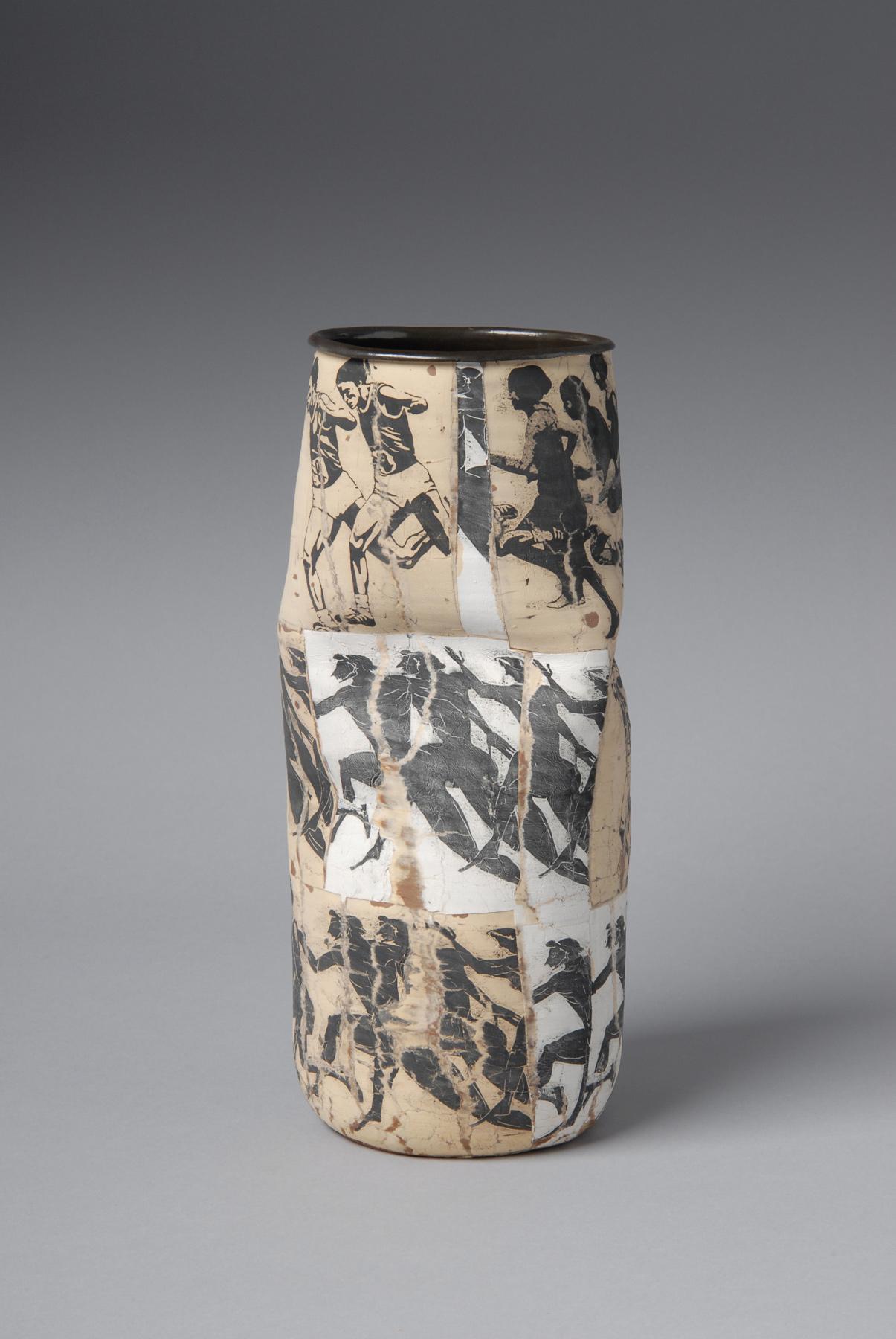 Material: White in transfer technique